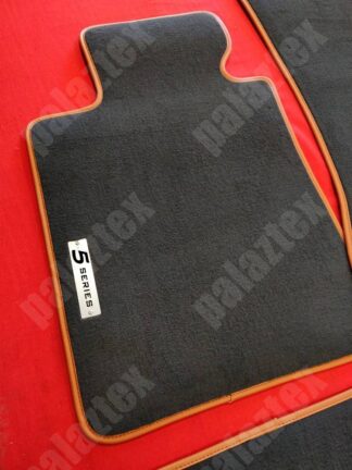 Velour 5 Series BMW G30 Floor Mats | 20+ Colors & Logo
