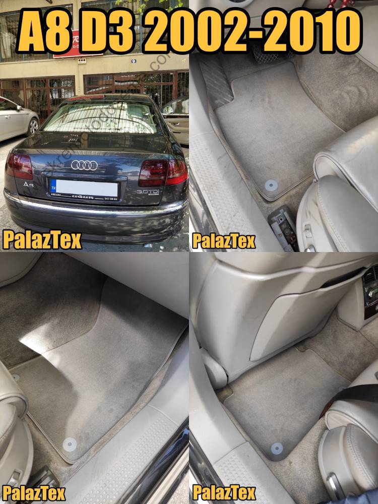 Audi A8 Velour Carpet Floor Mats | Palaztex Automotive